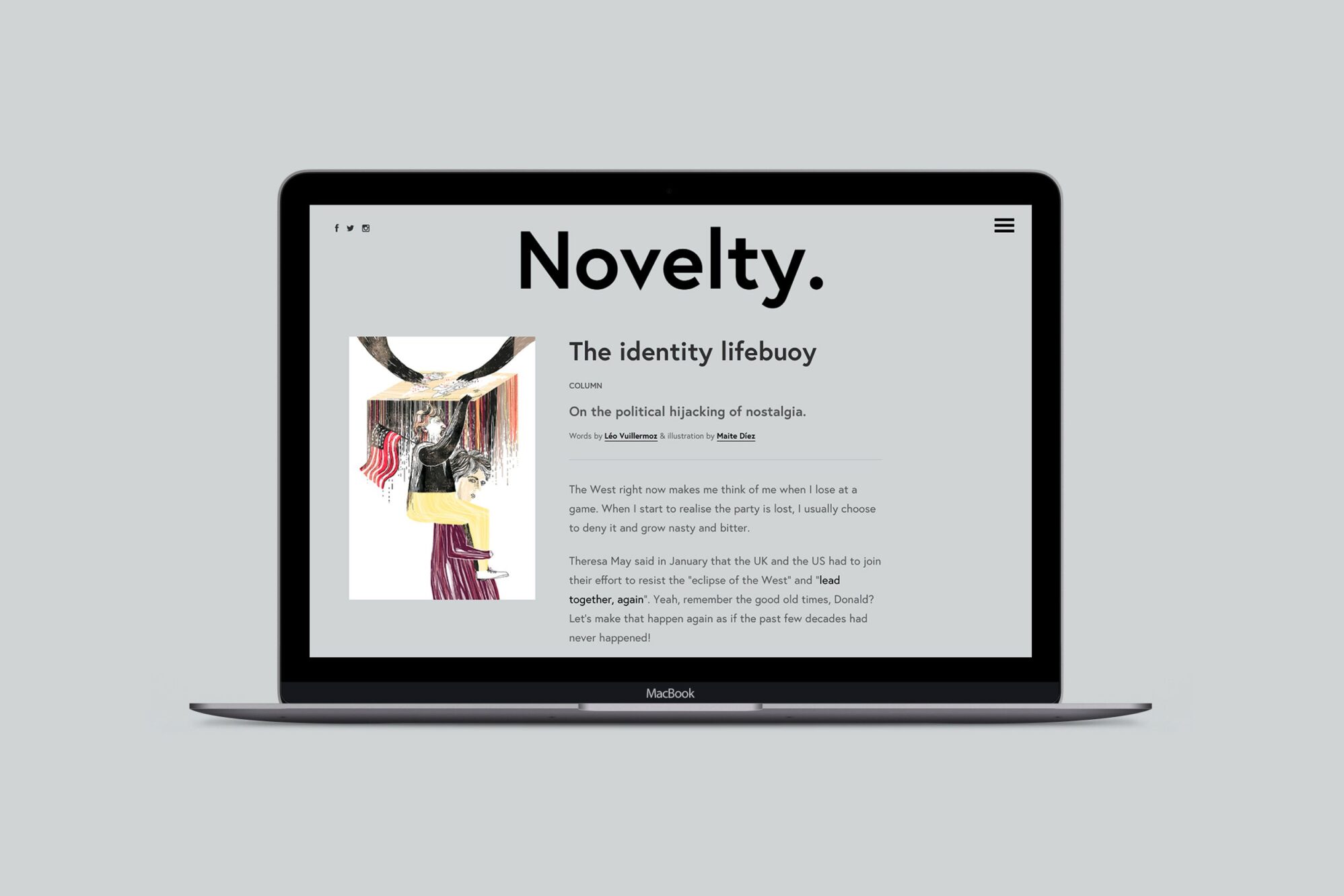 Novelty magazine – Maite Diez